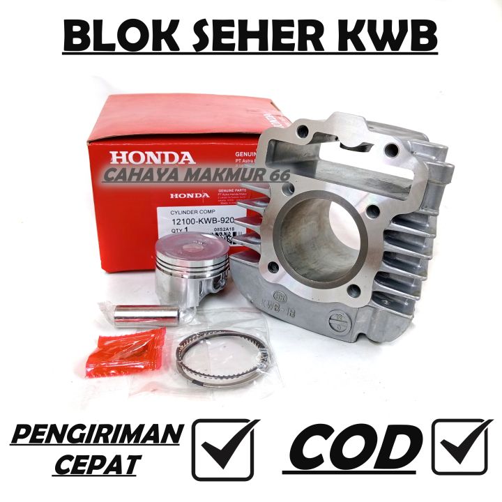 BLOK SEHER REVO ABSOLUTE / REVO FIT KARBU / BLADE 110 KWB PISTON KIT / BLOCK SEHER KWB | Lazada ...