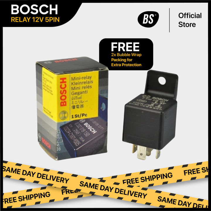 Relay 5 pin Bosch Relay Horn Relay Headlamp Relay 12V 30A Aircond Relay ...