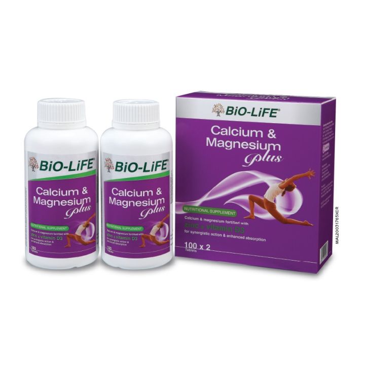 BIO-LIFE Calcium Magnesium Plus 2 x 100's | Lazada