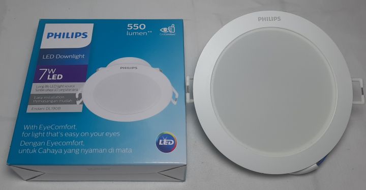 Lampu Downlight Philips 7 watt / Lampu Plafon Led | Lazada Indonesia