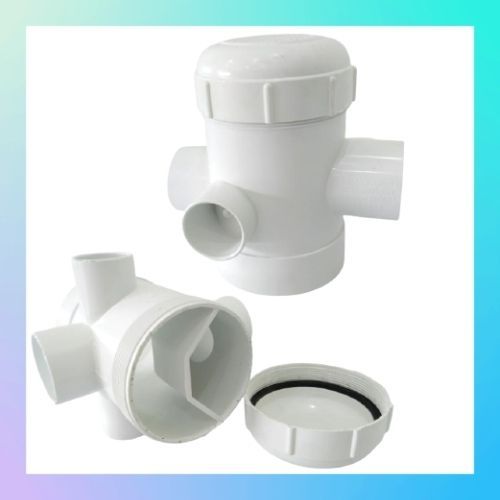 4" x 2" uPVC Fitting Floor Gully With Inspection Opening Alatan Paip ...