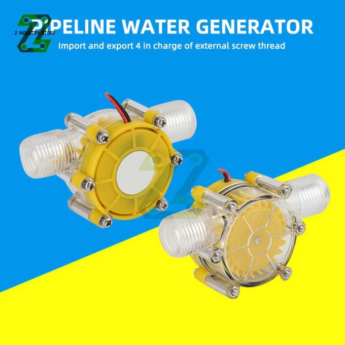 Pipeline Micro Hydro Generator Listrik Mikrohidro Tenaga Air 0-80V 5V ...