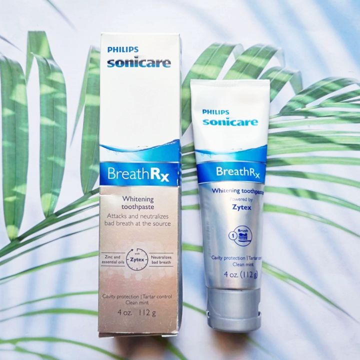 ฟิลิปส์ ยาสีฟัน ไวท์เทนนิ่ง กลิ่นคลีนมิ้นท์ Sonicare BreathRx Whitening ...