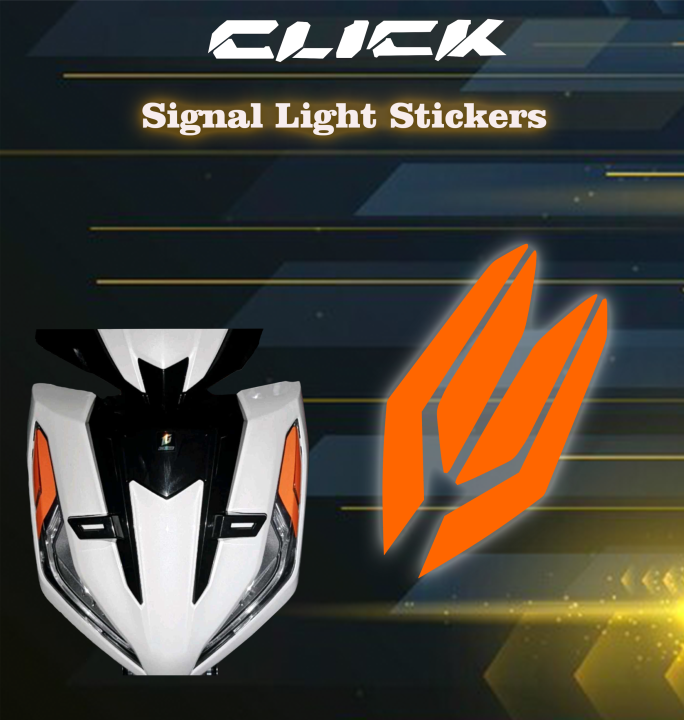 Honda Click V4 V3 & V2 Signal Light Stickers Decals | Lazada PH