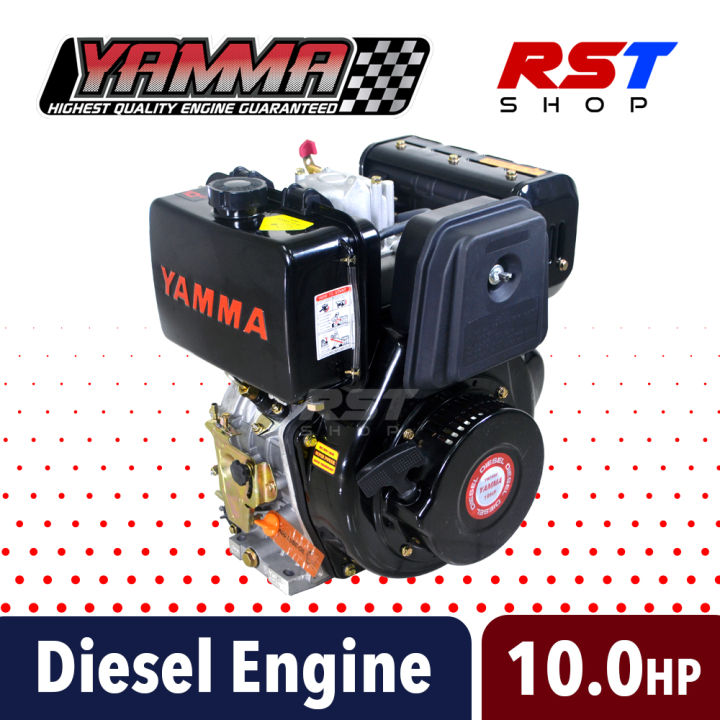 YAMMA 10HP Air Cooled Diesel Engine High Speed or Low Speed [RST Shop ...