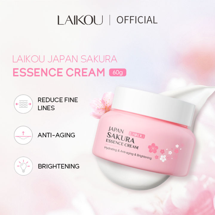 LAIKOU Japan Sakura Hydrating Face Cream Nourishing Skin Rejuvenate ...