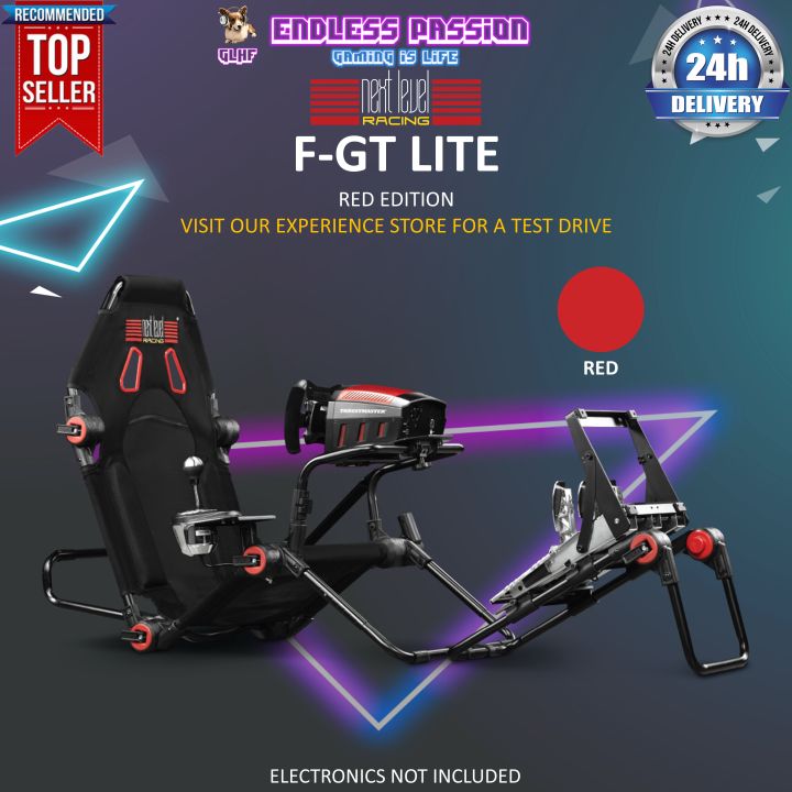 Next Level Racing F-GT Lite Foldable Simulator Cockpit | Lazada Singapore