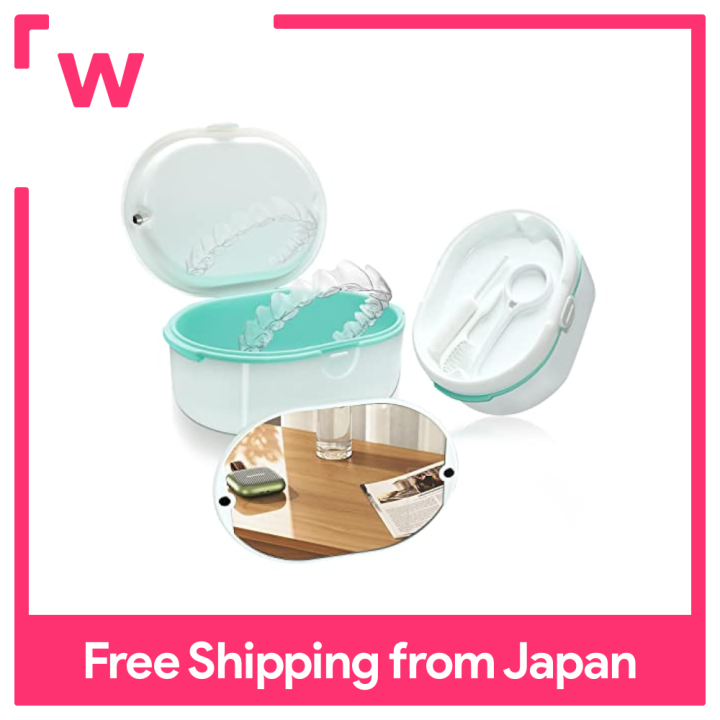 Denture Case with Mirror Portable Retainer Case Partial Denture Case ...
