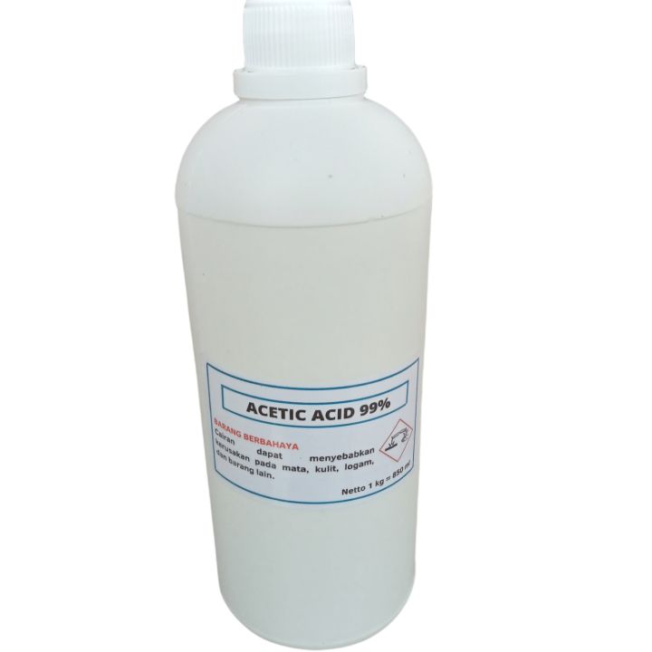 Asam Asetat food grade / Asam Cuka / Glacial 99,85% / Cuka Murni bisa ...