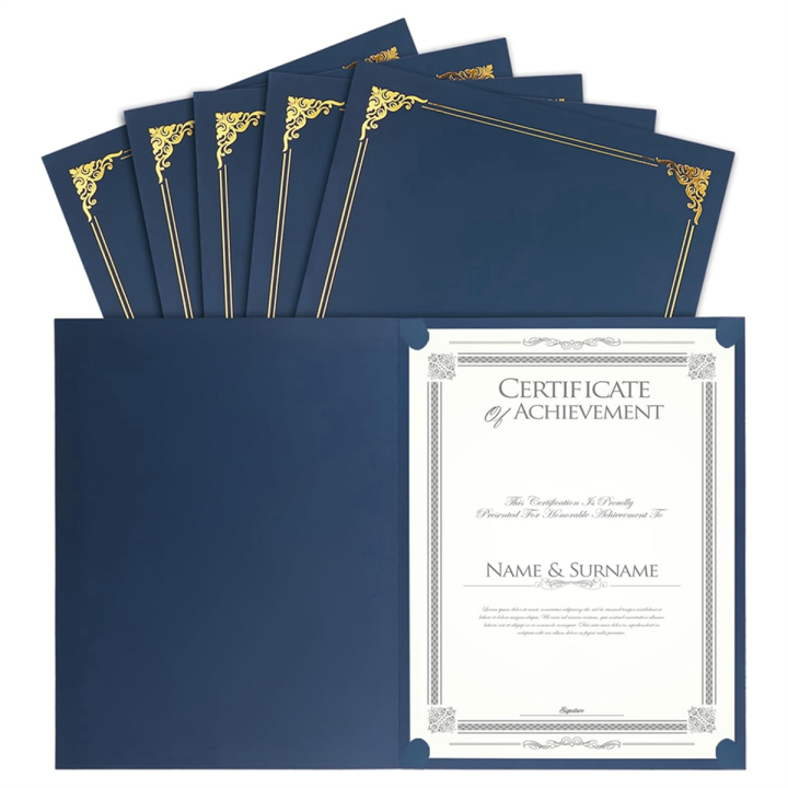 Certificate Holders, Diploma Holders, Certificate Covers with Gold Foil ...