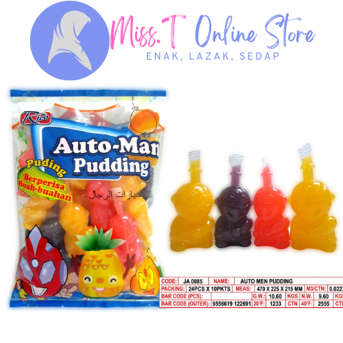 [MT] Rico Auto-Man Pudding Assorted Fruit 24's | Lazada