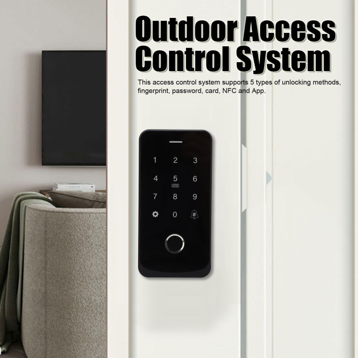 Digital Access Control Keypad System Fingerprint Password Card NFC App ...
