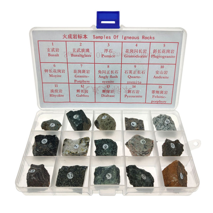 BolehDeals Igneous Rock Specimen Igneous Rock Collection Real Stone ...