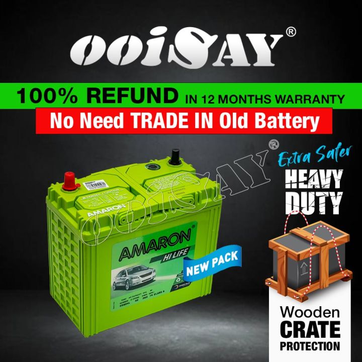 AMARON FLO NS60L | 55B24L | 55B24LS (MF) - Car Battery - Vios, Altis, Livina, Latio, Almera ...
