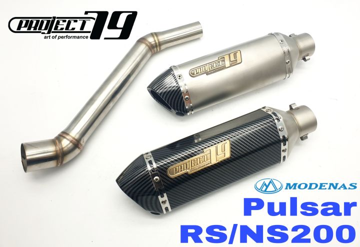🔥 Project79 Exhaust 🏍 MODENAS PULSAR NS200 RS200 🏍 Slip On Piping ...