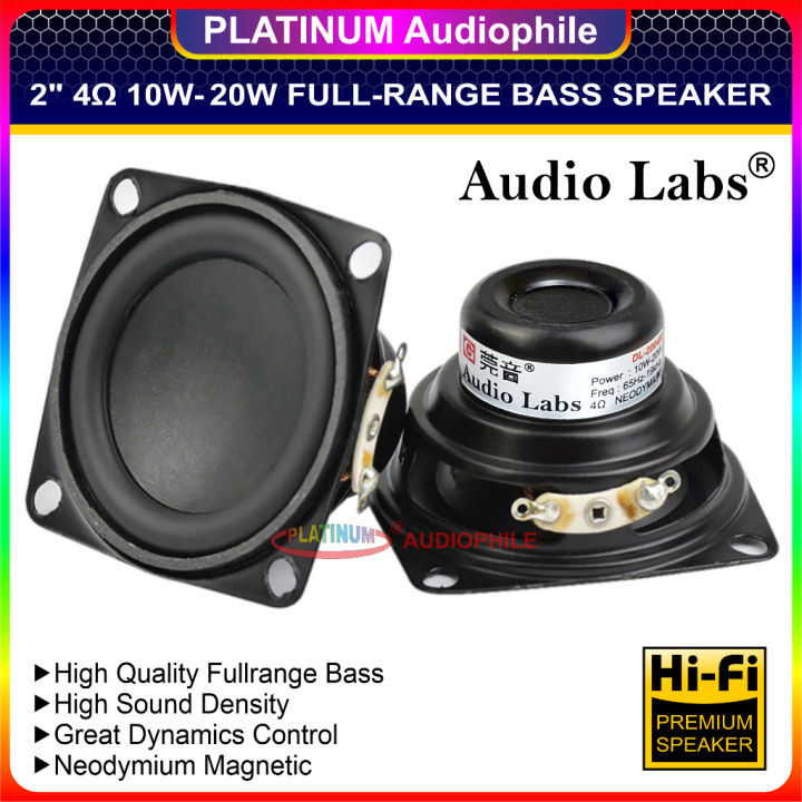 SPEAKER 2 INCH FULLRANGE BASS NEODYMIUM MAGNET 2" HIFI FULL RANGE ...