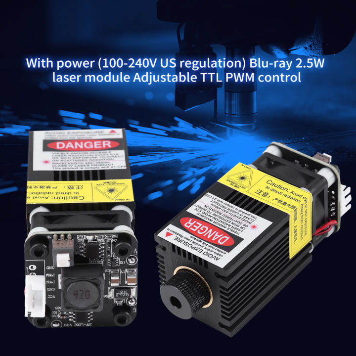 CNC Laser Module Continuous Light Output Blue Laser Module for ...