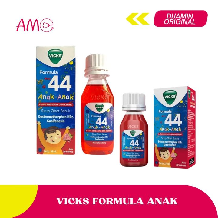 VICKS Formula 44 Anak Sirup 54ml & 27ML | Lazada Indonesia