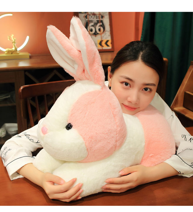 Boneka Kelinci Telinga Panjang Mainan Anak bahan halus lembut 30cm ...