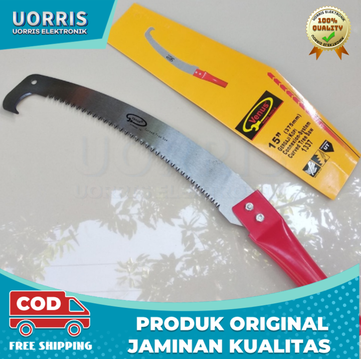 Gergaji Melengkung Pemotong Ranting Dahan Pohon Merk Venus - Geraji Axe Lengkung Potong Kopi ...