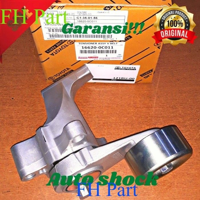 TENSIONER ASSY INNOVA FORTUNER BENSIN ORIGINAL JAPAN 16620-0C011 ...