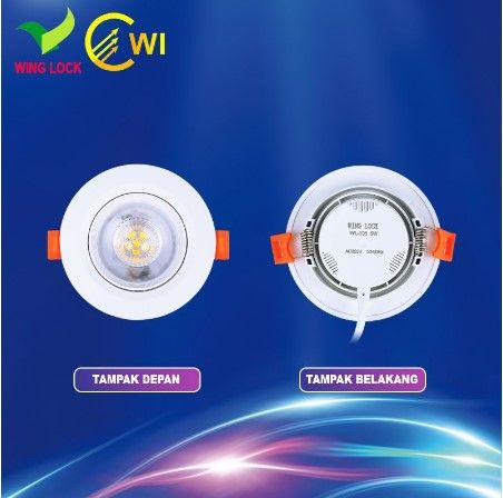 LED Downlight WL-105 wing lock | Lazada Indonesia