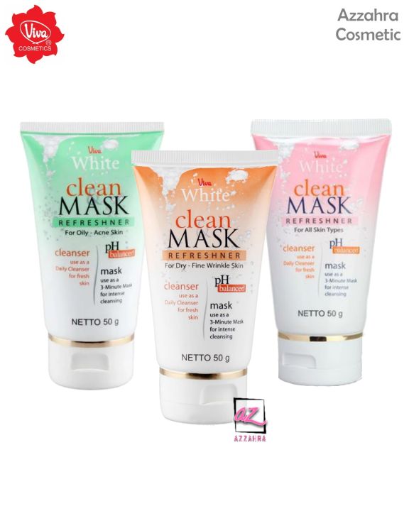VIVA White Clean & Mask - 50gr | Lazada Indonesia