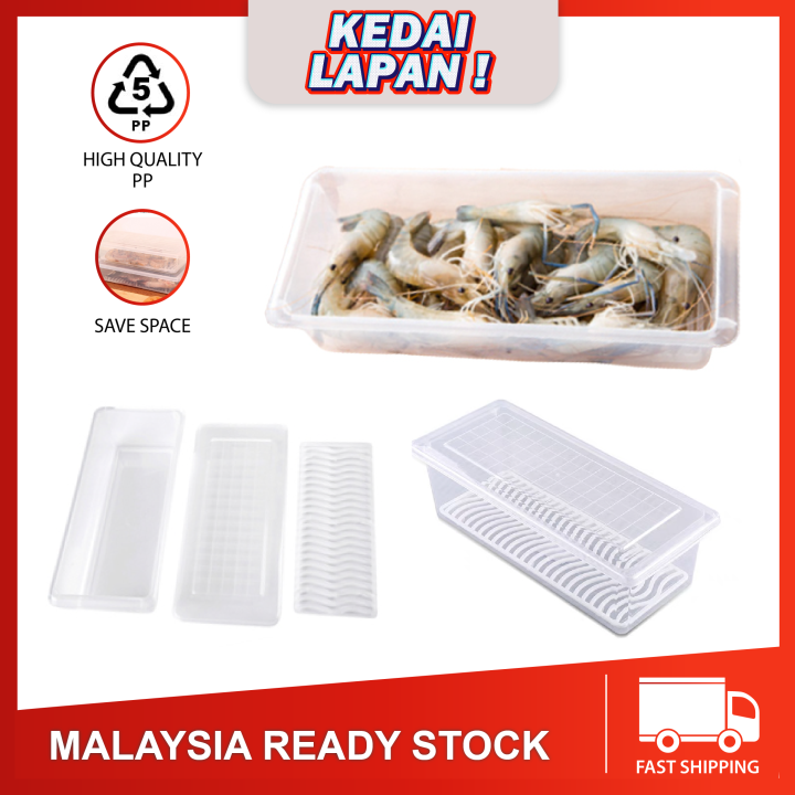 Transparent Drain Fresh Keeping Box透明沥水保鲜盒 | Lazada