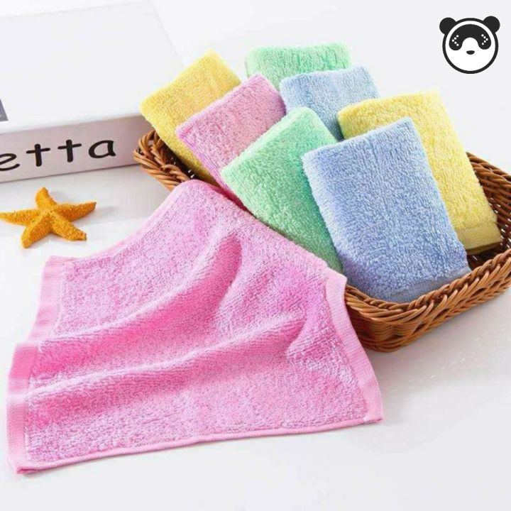 【iPANDA】12pcs/Set COD☑ Cannon Face Towel Plain Assorted Colors 30 x ...