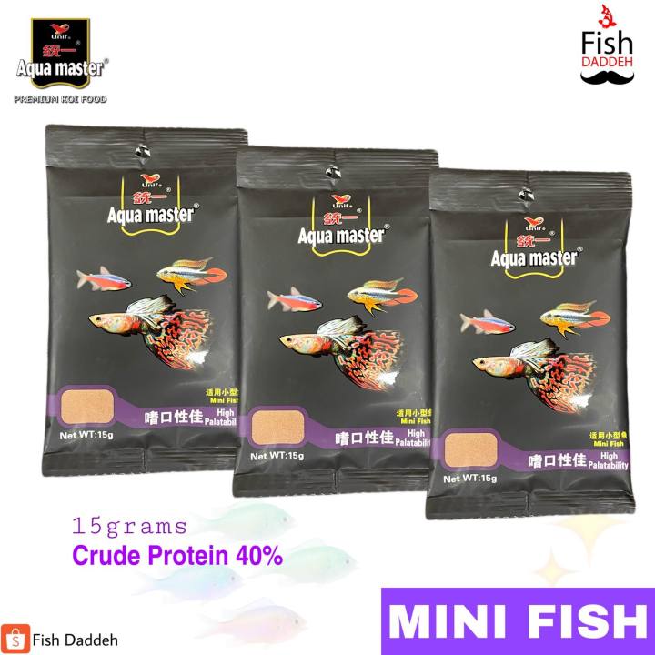 Aquamaster Mini Fish Food 15g | Lazada PH