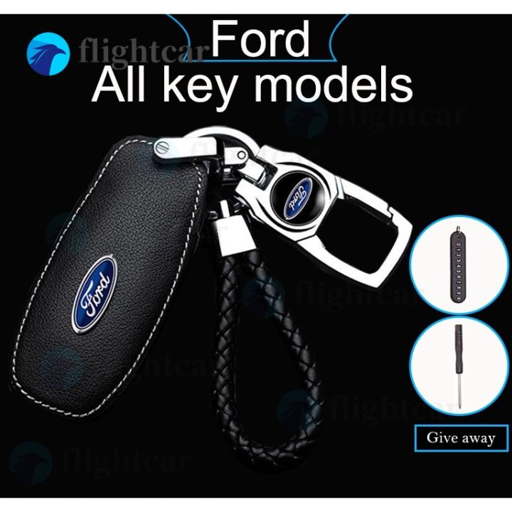 （FT）Ford Territory Ranger Fiesta Everest Remote Car Key leather Case ...