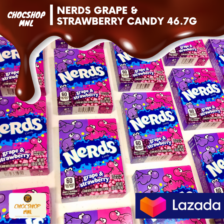 Nerds Candies Grape & Strawberry 46.7G | Lazada PH