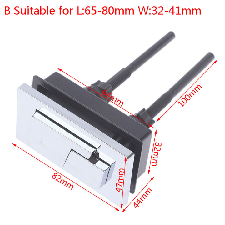 [Cumarba] 1pc Dual Flush Toilet Tank Button Round Square Toilet Push ...