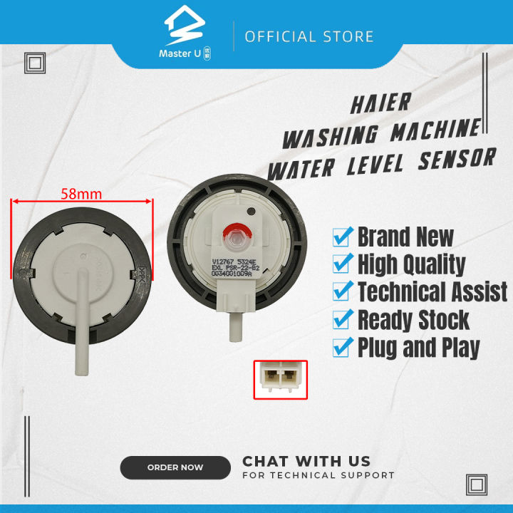 HAIER WASHING MACHINE PSR-22-B2 WATER LEVEL SENSOR PRESSURE SWITCH ...