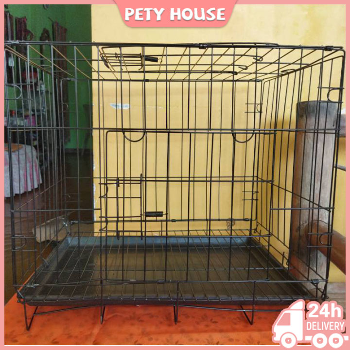50CM/20 INCH Heavy Duty Foldable Pet Cages for Dog cage Cat S M L with ...