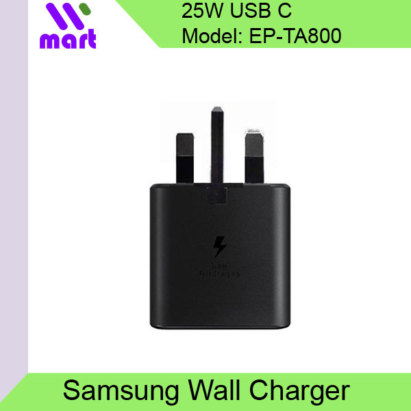 Samsung Charger Super Fast Charging PD Adapter / Wall Charger 3-Pin EP ...