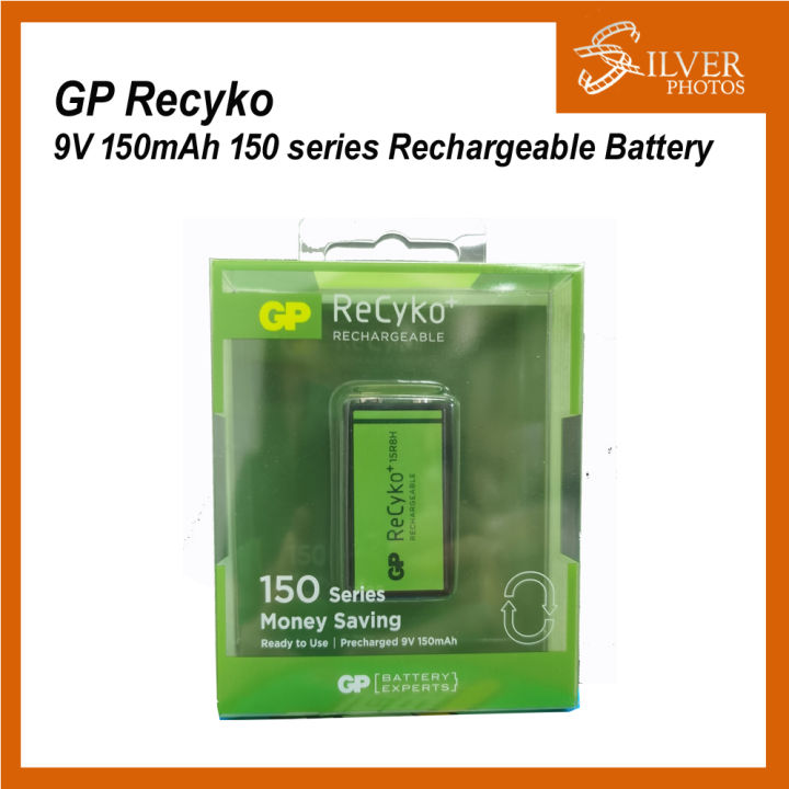 GP ReCyko 9V 150mAh 150 series Rechargeable Battery | Lazada Singapore