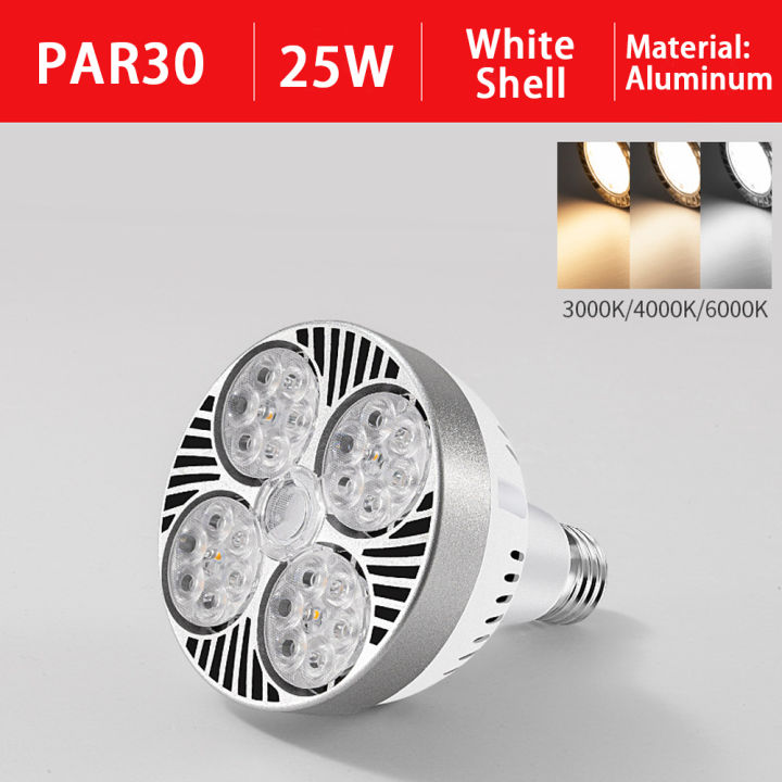 Par30 đèn LED 25W 30W 35W 40W Par30 Bóng Đèn E27 Theo Dõi đèn LED Sáng Thị Trường Đèn LED chiếu ...