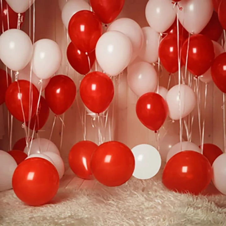 Balon Latex Merah Putih / Balon Metalik / Balon Metalic / Balon Karet ...