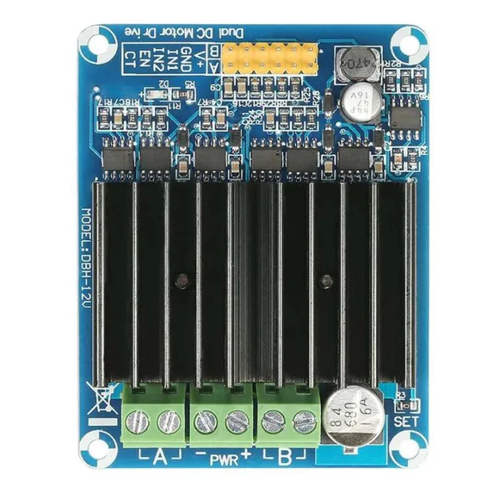 Dual Channel Speed Reversible DC 5V-12V Motor Driver Module Bread Board ...