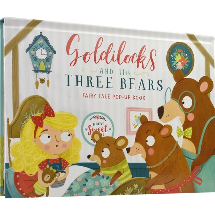 Fairy tale pop up book Goldilocks and the three bears | Lazada.co.th