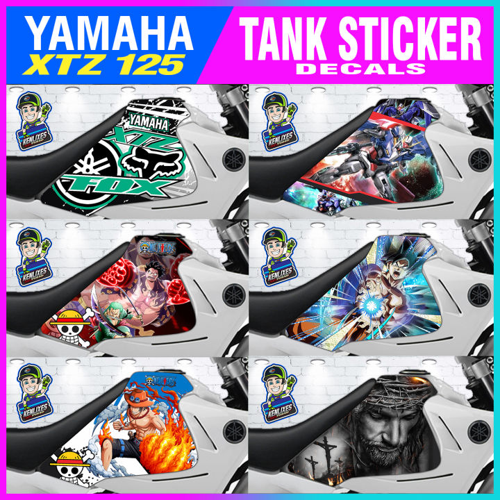 XTZ Yamaha TANK Sticker Decals Set (LEFT & RIGHT) | Lazada PH