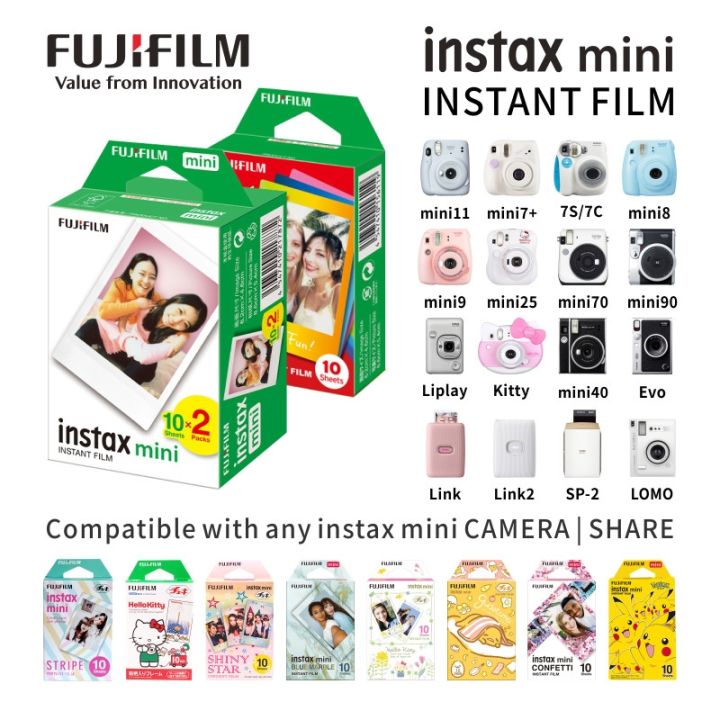 Origin Fujifilm Instax Mini Film 10-100 Sheets Photo Paper for Fuji ...