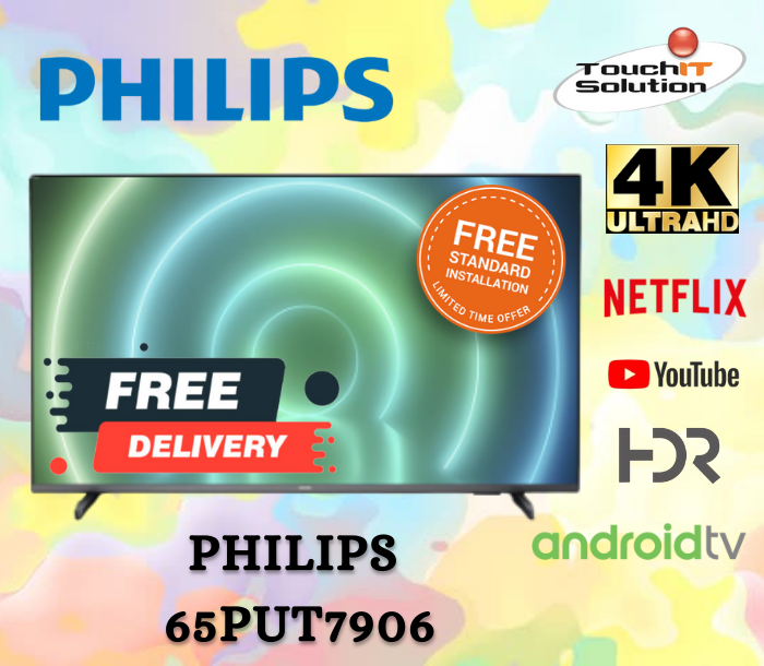 [INSTALLATION] Philips 65 Inch 65PUT7906 4K UHD Android TV 65PUT7906 (1 ...