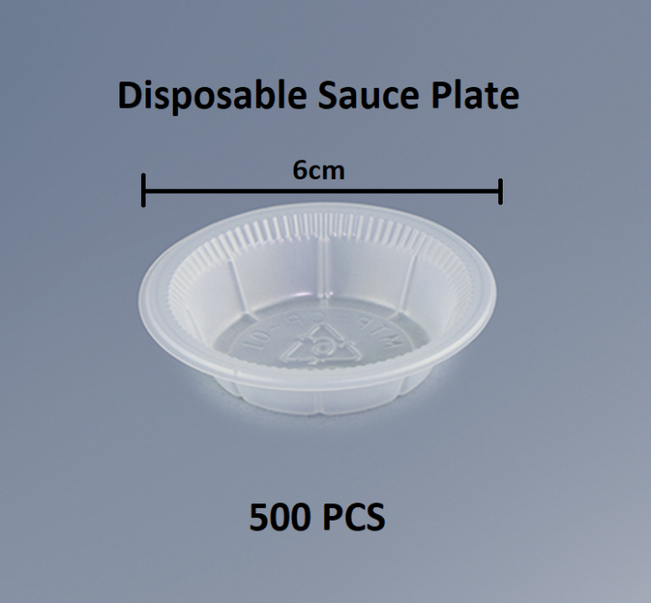 [READY STOCK] Sauce Plate / Disposable Chili Plate / Disposable Clear ...
