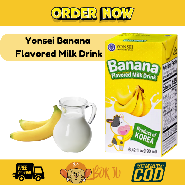 Yonsei Banana Flavored Milk Drink 190 ml | Lazada PH