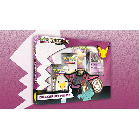 TCG Pokemon 25th Celebrations Dragapult Prime Collection Box | Lazada ...