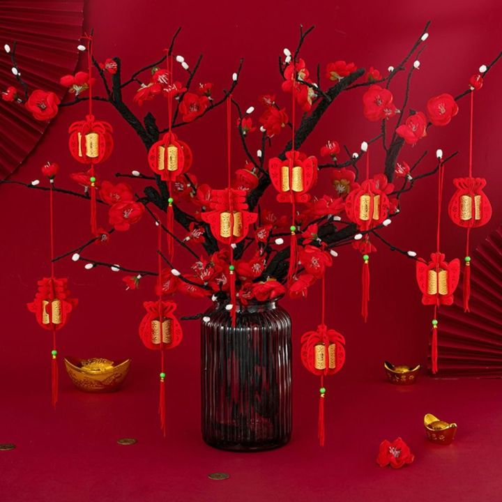 cny decoration 2026 新年装饰挂件2026 马年 XYAX(XUNJIE) Red Artificial New Year ...