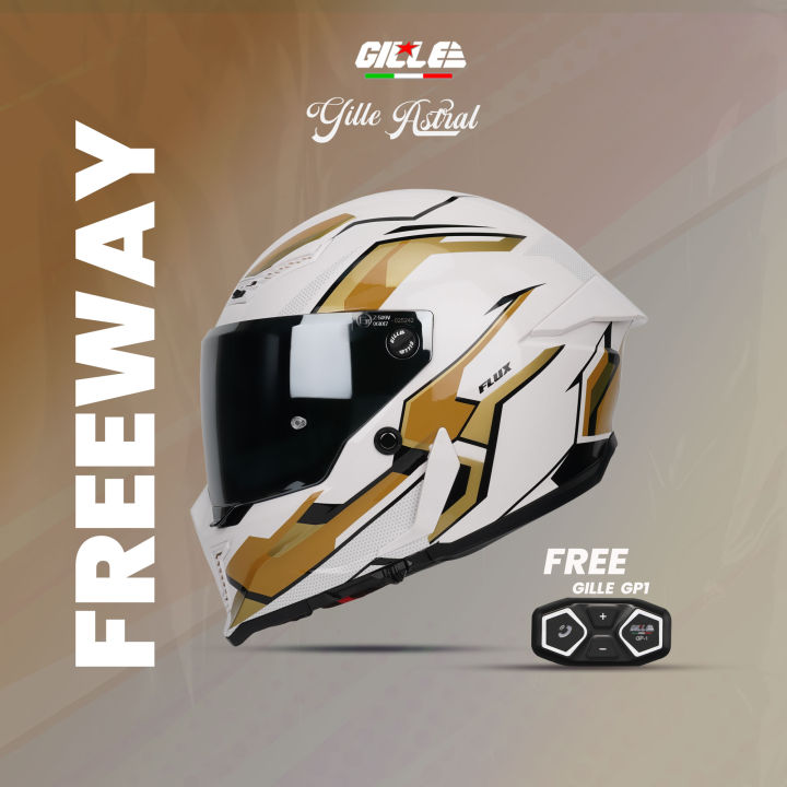 GILLE ASTRAL FREEWAY FULL FACE Dual Visor Motorcycle Helmet | Lazada PH