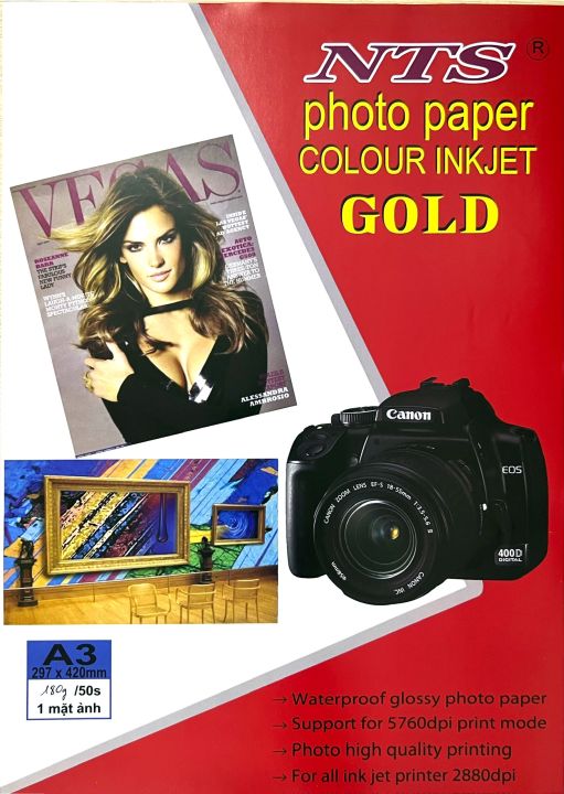 Giấy in ảnh 1 mặt NTS A3 180gsm | Lazada.vn